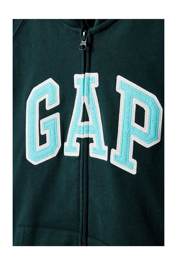Gap Adults갭 여성 로고 패치 래글런 후드 집업 Sivillage 에스아이빌리지
