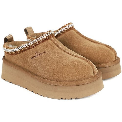 Ozwear오즈웨어 오즈어그웨어 양털 슬리퍼 Ugg 시드니 플랫폼 Ouw237p Chestnut Sivillage