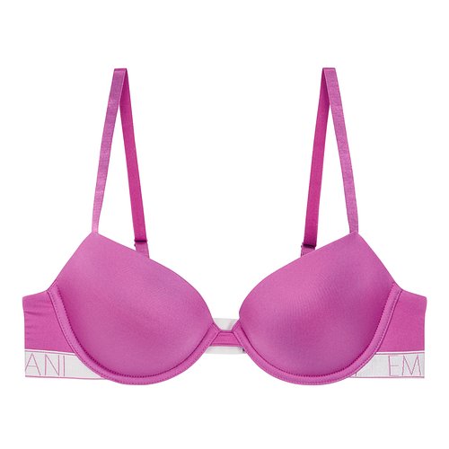 Emporio Armani Underwear엠포리오 아르마니 언더웨어 여성 프리미엄 마이크로 씬 로고 밴딩 푸쉬업 브라