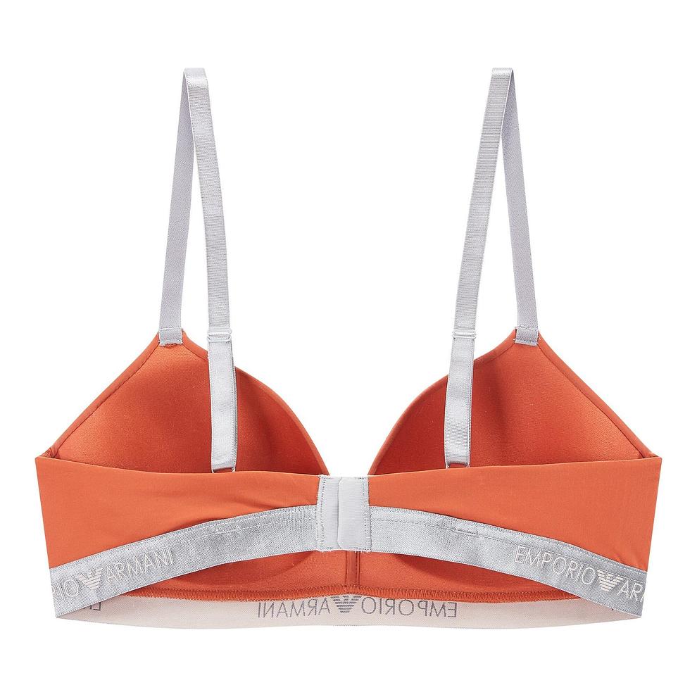 Emporio Armani Underwear엠포리오 아르마니 언더웨어 글로시 밴딩 패디드 트라이앵글 브라 And 티팬티 세트