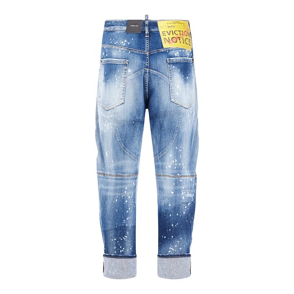 Dsquared2디스퀘어드2 남성 노티스 패치 컴뱃 진 Combat Sivillage 에스아이빌리지