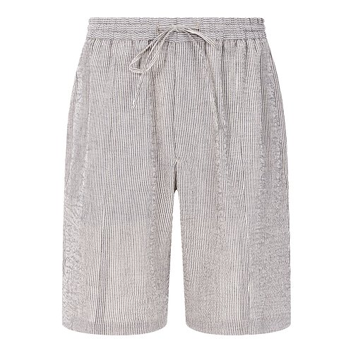 Emporio Armani엠포리오 아르마니 남성 린넨 블렌드 시어서커 쇼츠 Sivillage 에스아이빌리지