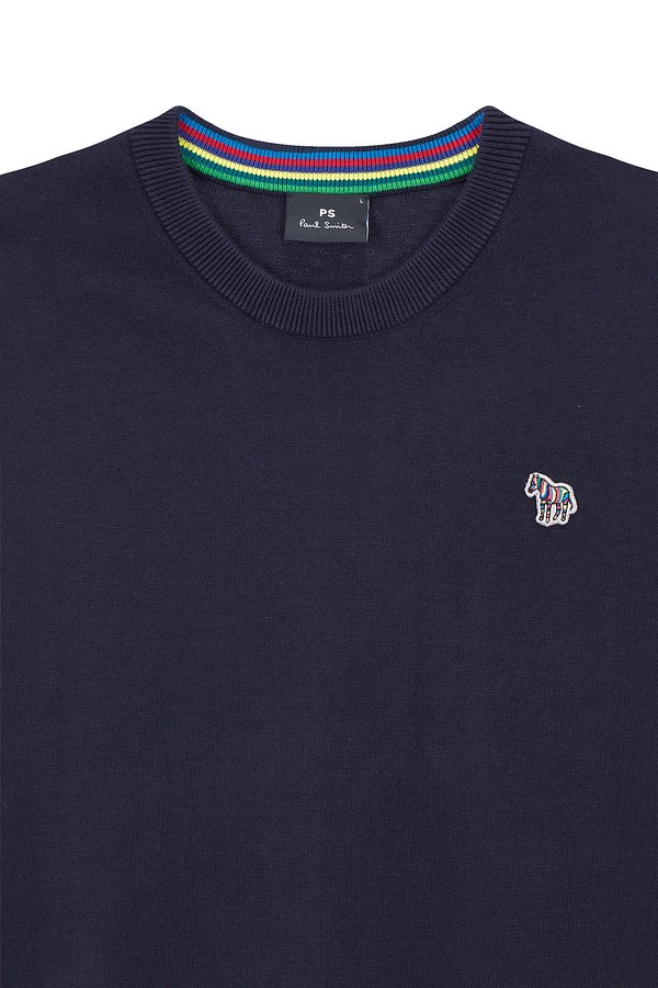 Paul Smith폴스미스 Ps Paul Smith 지브라 패치 숏 슬리브 니트 Sivillage 에스아이빌리지