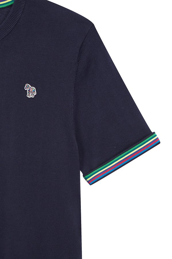 Paul Smith폴스미스 Ps Paul Smith 지브라 패치 숏 슬리브 니트 Sivillage 에스아이빌리지