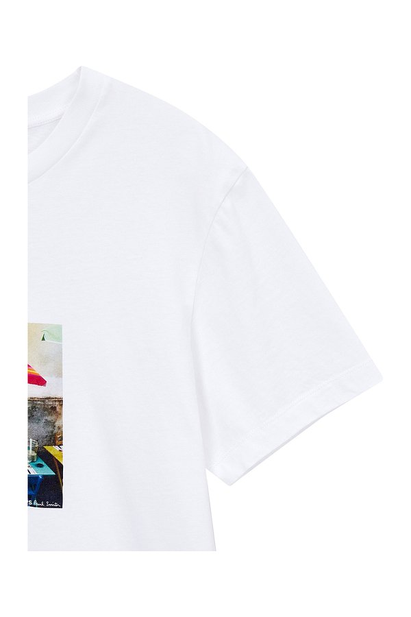 Paul Smith폴스미스 Ps Paul Smith 여성 스퀘어 프린트 티셔츠 Sivillage 에스아이빌리지
