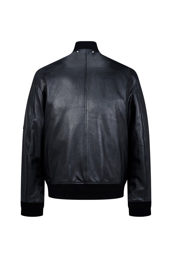 Paul Smith폴스미스 Ps Paul Smith 로고 스트랩 레더 봄버 자켓 Sivillage 에스아이빌리지