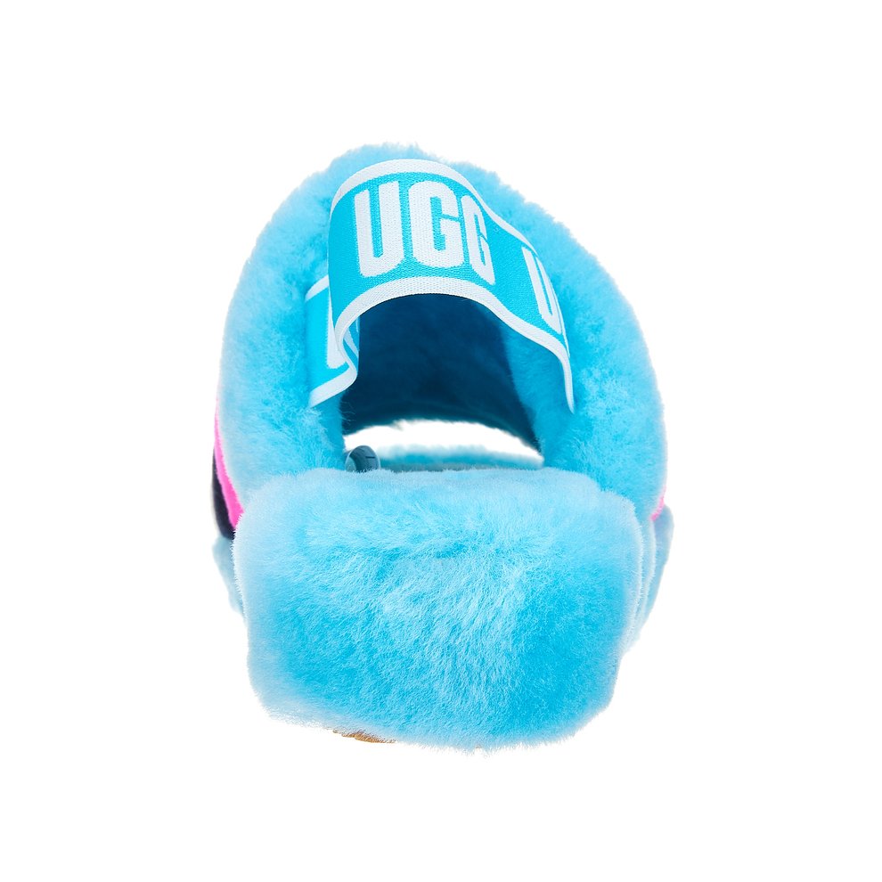 For Women Ugg 스트랩 퍼 슬리퍼 플러프 예 슬라이드 Sivillage