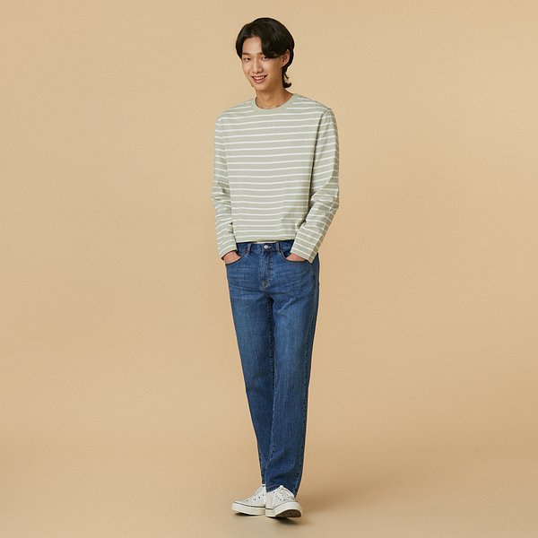 Jaju자주 남 베이직 데님 팬츠 Sivillage 에스아이빌리지