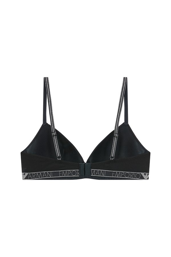 Emporio Armani Underwear엠포리오 아르마니 언더웨어 여성 글리터 로고 밴드 트라이앵글 브라 Si