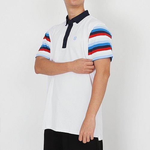 Gfore지포어 지포어 골프웨어 남성 Offset Stripe Polo T Shirts G4ms22k33 Sno S