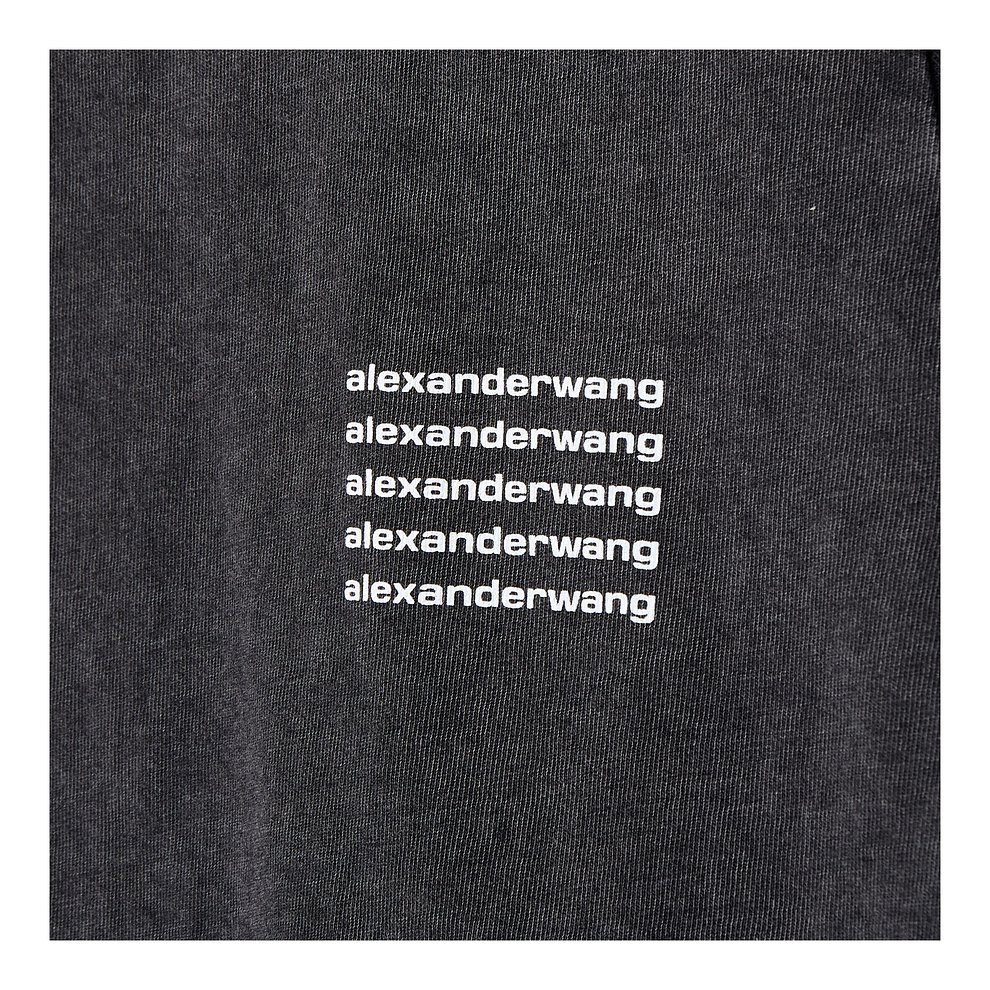 Alexander Wang알렉산더왕 리피트 로고 슈렁큰 티셔츠 Sivillage 에스아이빌리지