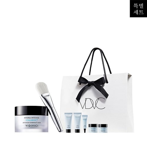 Vidivici비디비치 선물포장 하이드라 히알루론7 어드밴스트 오버나이트 마스크 Sivillage 에스아이빌리지