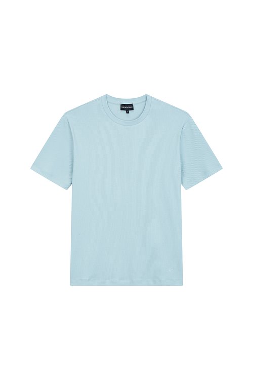 Emporio Armani엠포리오 아르마니 남성 스트레치 리브드 티셔츠 Sivillage 에스아이빌리지