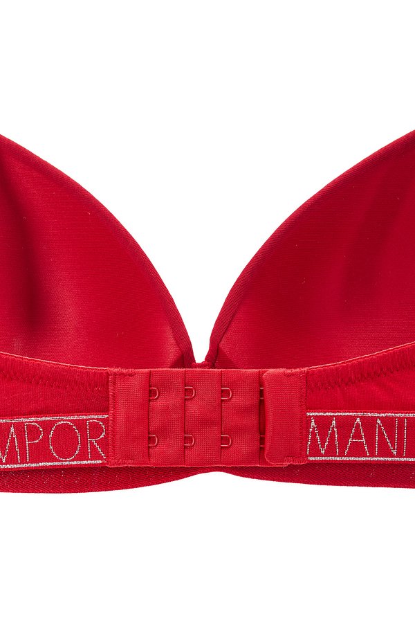 Emporio Armani Underwear엠포리오 아르마니 언더웨어 여성 글리터 로고 밴드 트라이앵글 브라 Si