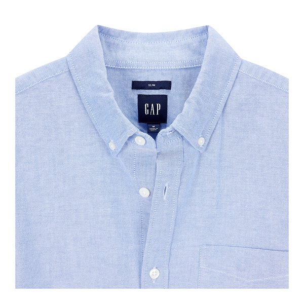 Gap Adults갭 ★갭 남성 21년 Spring★ 옥스포드 버튼다운 슬림 셔츠 Sivillage 에스아이빌리지