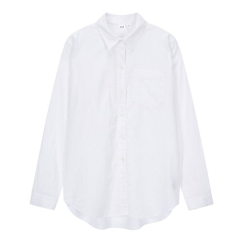 Gap Adults갭 ★갭 여성 21년 Spring★ 린넨 블렌드 원 포켓 셔츠 Sivillage 에스아이빌리지