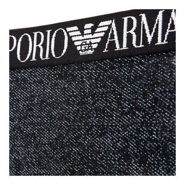 Emporio Armani Underwear엠포리오 아르마니 언더웨어 여성 플라워 레이스 데님 하이 브리프 Si