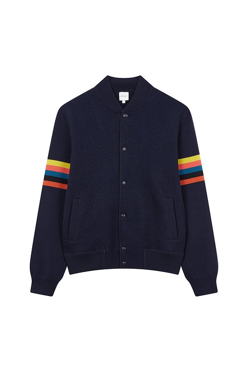 Paul Smith폴스미스 니트 슬리브 부클 봄버 자켓 Sivillage 에스아이빌리지