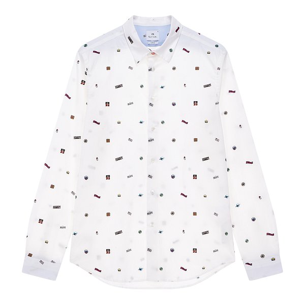 Paul Smith폴스미스 Ps Paul Smith 유니크 패턴 슬림핏 셔츠 Sivillage 에스아이빌리지