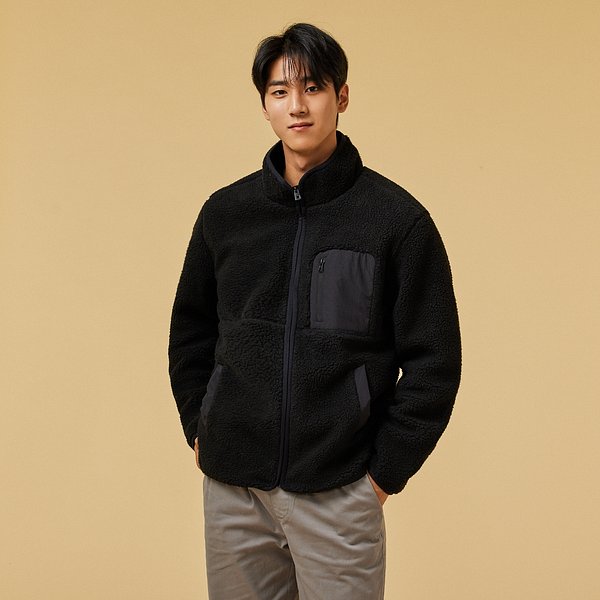 Jaju자주 남 덤블보아 집업 점퍼 Sivillage 에스아이빌리지