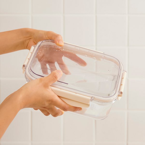 Jaju자주 속이 잘 보이는 투명 에코젠 밀폐용기1700ml Sivillage 에스아이빌리지