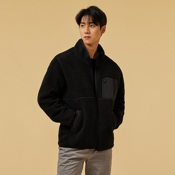 Jaju자주 남 덤블보아 집업 점퍼 Sivillage 에스아이빌리지