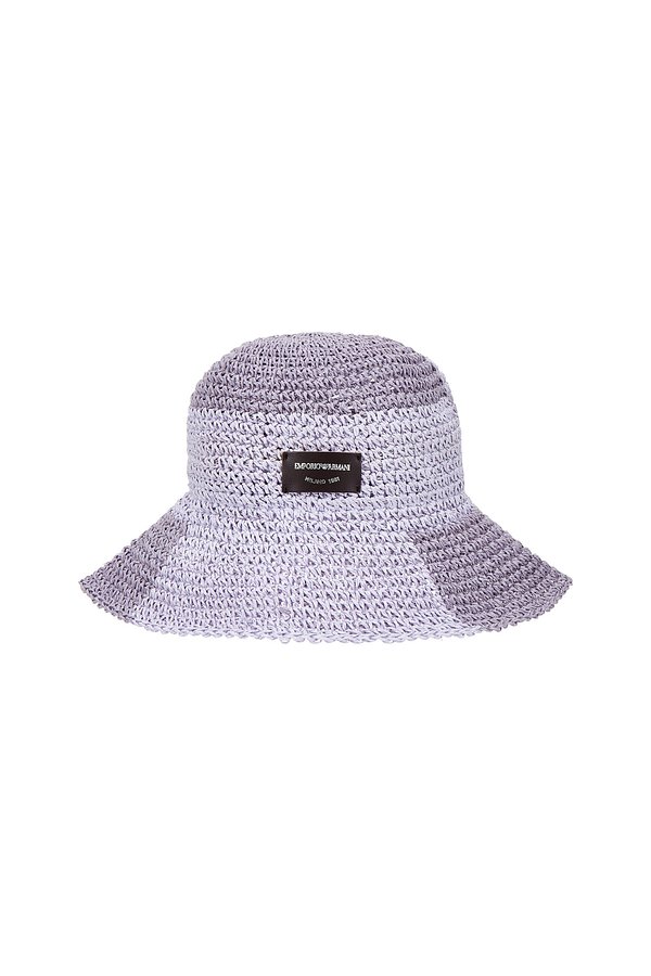 Emporio Armani엠포리오 아르마니 여성 컬러 블록 스트로 햇 Sivillage 에스아이빌리지