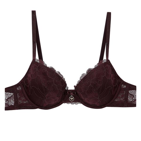 Emporio Armani Underwear엠포리오 아르마니 언더웨어 플라워 레이스 푸쉬업 브라 And 브리프 세트 Si