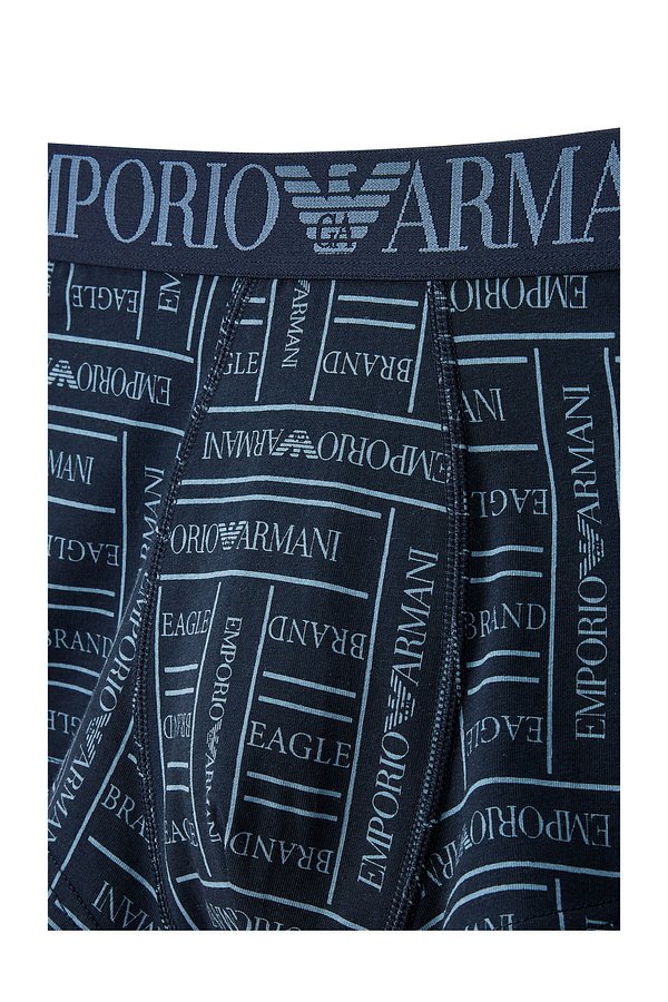 Emporio Armani Underwear엠포리오 아르마니 언더웨어 남성 오버랩 로고 패턴 드로즈 Sivillage
