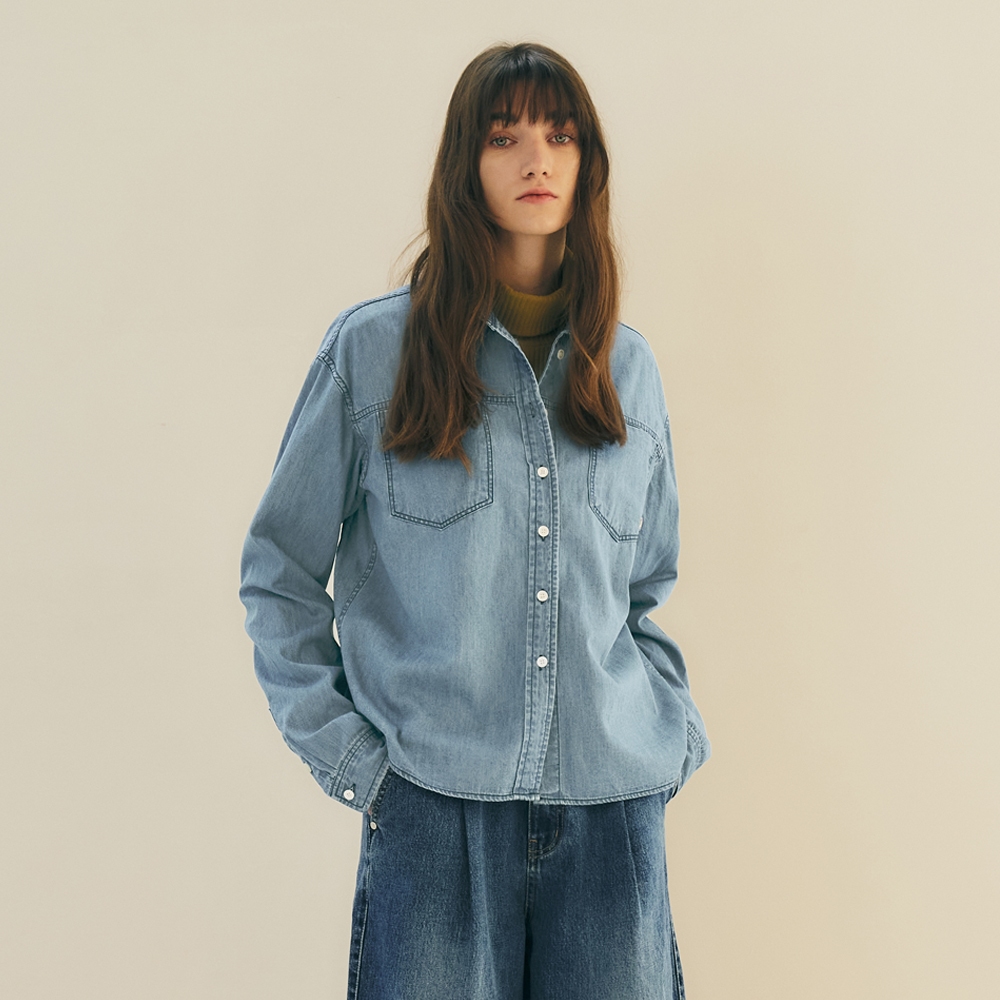Maisonmarais 메종마레 Denim Shirts Light Blue S I Village 에스아이빌리지