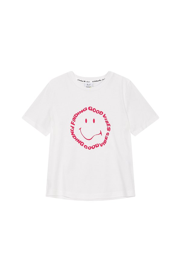 Gcut지컷 Smiley® 스마일리 그래픽 티셔츠 Sivillage 에스아이빌리지