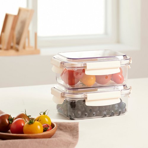 Jaju자주 속이 잘 보이는 투명 에코젠 밀폐용기900ml Sivillage 에스아이빌리지