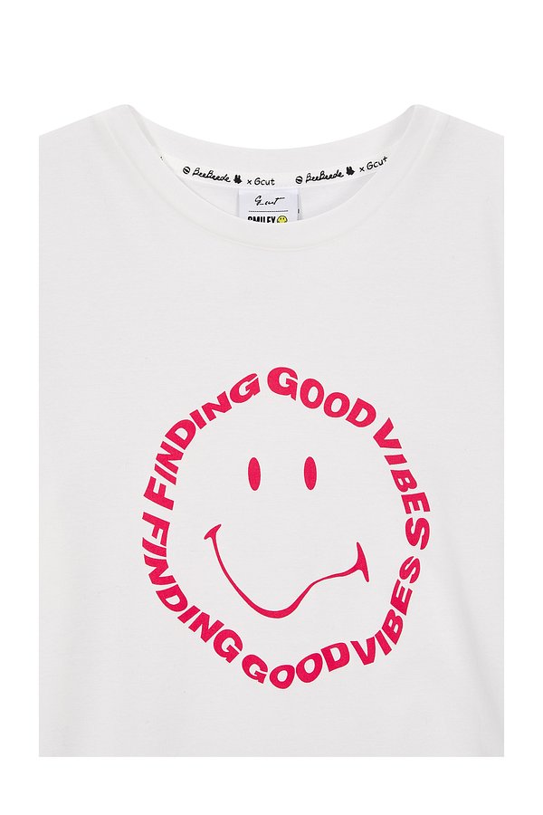 Gcut지컷 Smiley® 스마일리 그래픽 티셔츠 Sivillage 에스아이빌리지