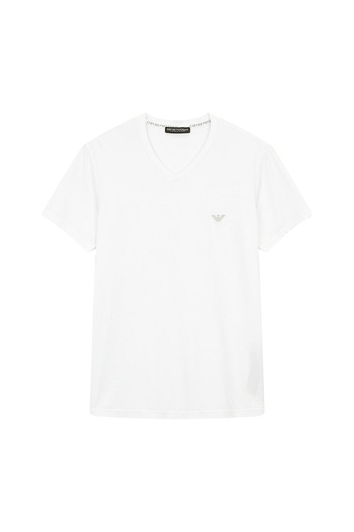Emporio Armani Underwear엠포리오 아르마니 언더웨어 남성 이글 로고 레이온 라운지 티셔츠 Si