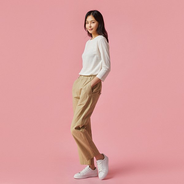 Jaju자주 여 라이트 이지팬츠 Sivillage 에스아이빌리지