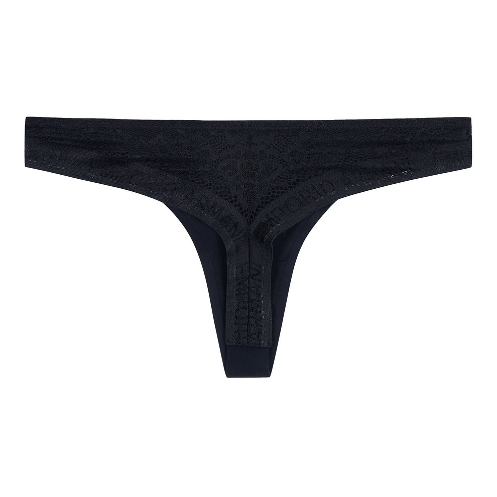 Emporio Armani Underwear엠포리오 아르마니 언더웨어 여성 플라워 레이스 로고 트림 본딩 심리스 티팬티