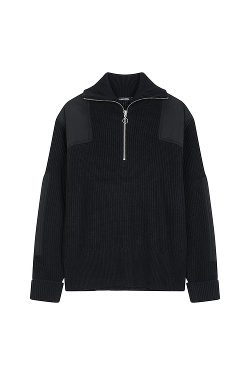 Jlindeberg제이린드버그 Men Collection 에단 청키 하프 집업 스웨터 Sivillage 에스
