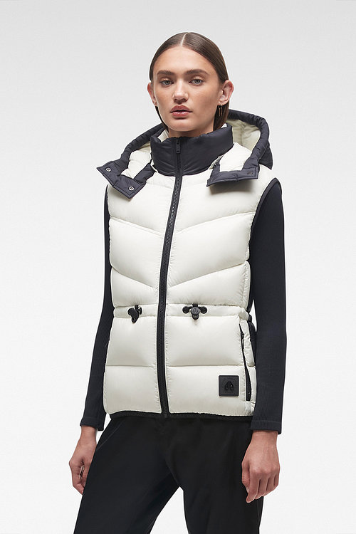 Moose Knuckles무스너클종료 무스너클 여성 패딩 조끼 파크 다운 베스트 Ladies Park Vest