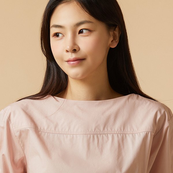 Jaju자주 여 포플린 튜닉 블라우스 Sivillage 에스아이빌리지