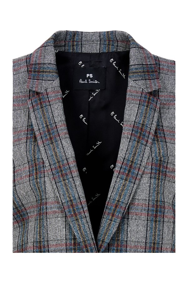 Paul Smith폴스미스 Ps Paul Smith 여성 체크 패턴 원 버튼 자켓 Sivillage 에스아이빌리지