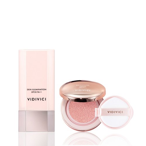 Vidivici비디비치 스킨 일루미네이션 40ml And 스킨 일루미네이션 쿠션 세트 Sivillage 에스아이빌리지