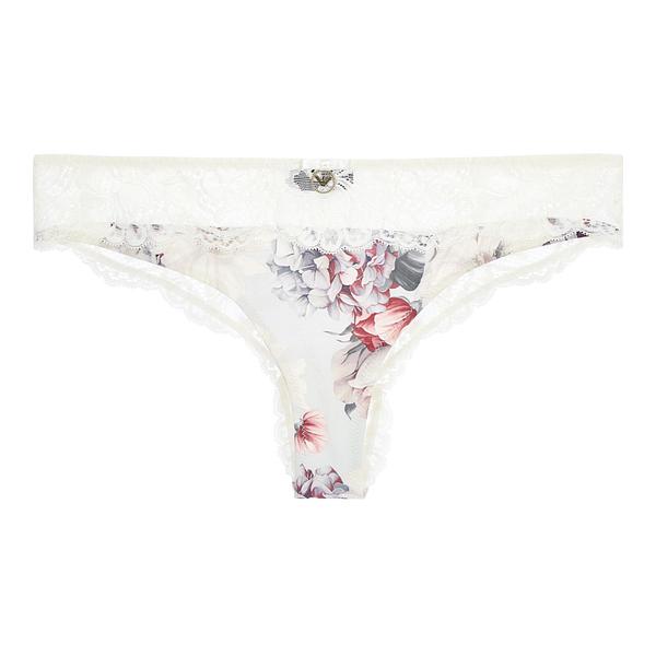 Emporio Armani Underwear엠포리오 아르마니 언더웨어 플라워 레이스 패디드 트라이앵글 브라 And 브라질리언