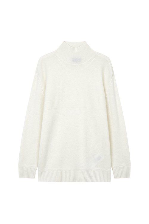 Emporio Armani엠포리오 아르마니 여성 캐시미어 하이넥 스웨터 Sivillage 에스아이빌리지