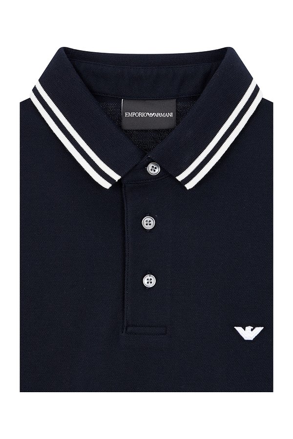 Emporio Armani엠포리오 아르마니 남성 백 로고 카라 피케 셔츠 Sivillage 에스아이빌리지