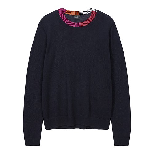 Paul Smith폴스미스 Ps Paul Smith 여성 배색 스트라이프 크루넥 니트 Sivillage 에스아이빌리지