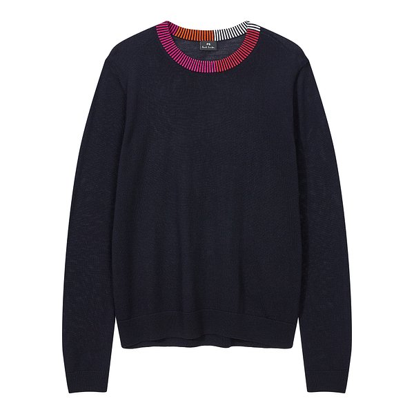 Paul Smith폴스미스 Ps Paul Smith 여성 배색 스트라이프 크루넥 니트 Sivillage 에스아이빌리지