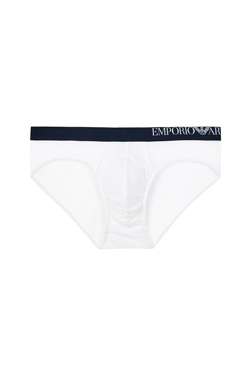 Emporio Armani Underwear엠포리오 아르마니 언더웨어 남성 사이드 로고 밴드 솔리드 브리프 Si