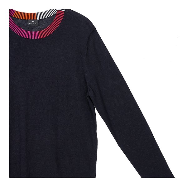 Paul Smith폴스미스 Ps Paul Smith 여성 배색 스트라이프 크루넥 니트 Sivillage 에스아이빌리지