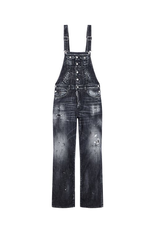 Dsquared2디스퀘어드2 워싱 데미지 데님 오버롤 Sivillage 에스아이빌리지