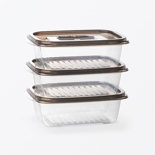 Jaju자주 간편 냉장 냉동 용기520ml 3p Sivillage 에스아이빌리지